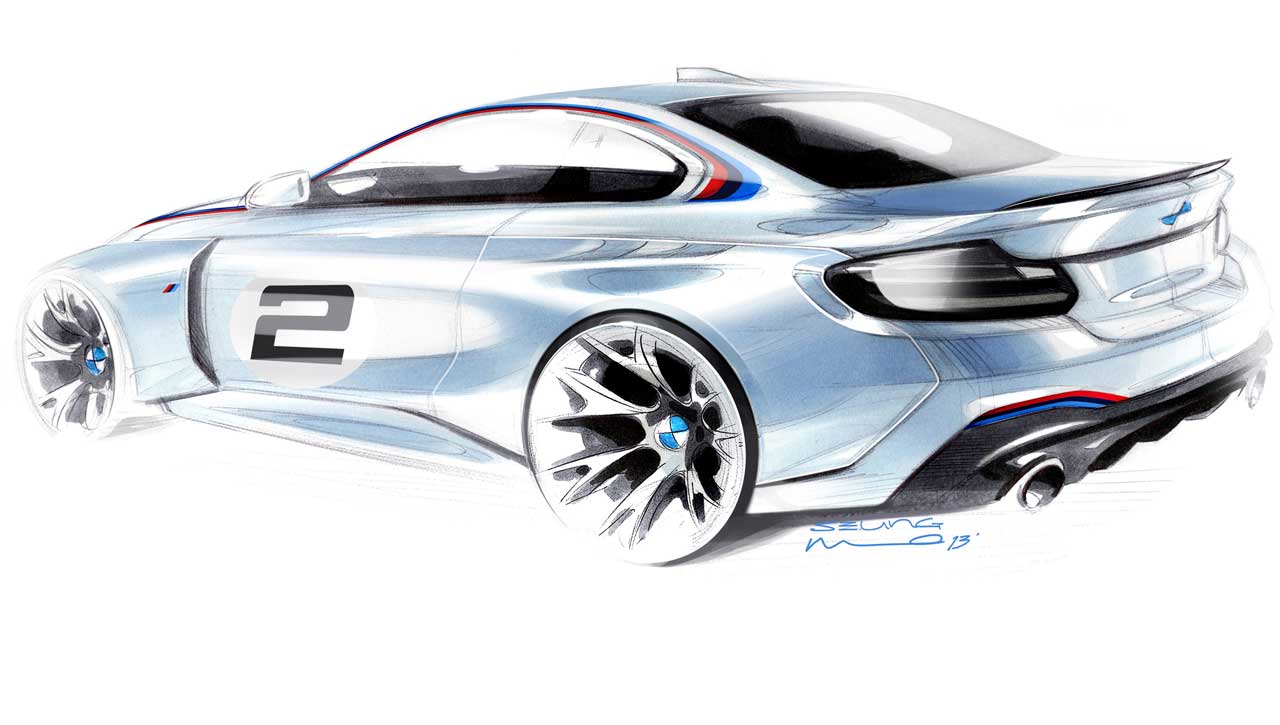 BMW Motorsport's Official M235i Race Car Sketch - BimmerFile