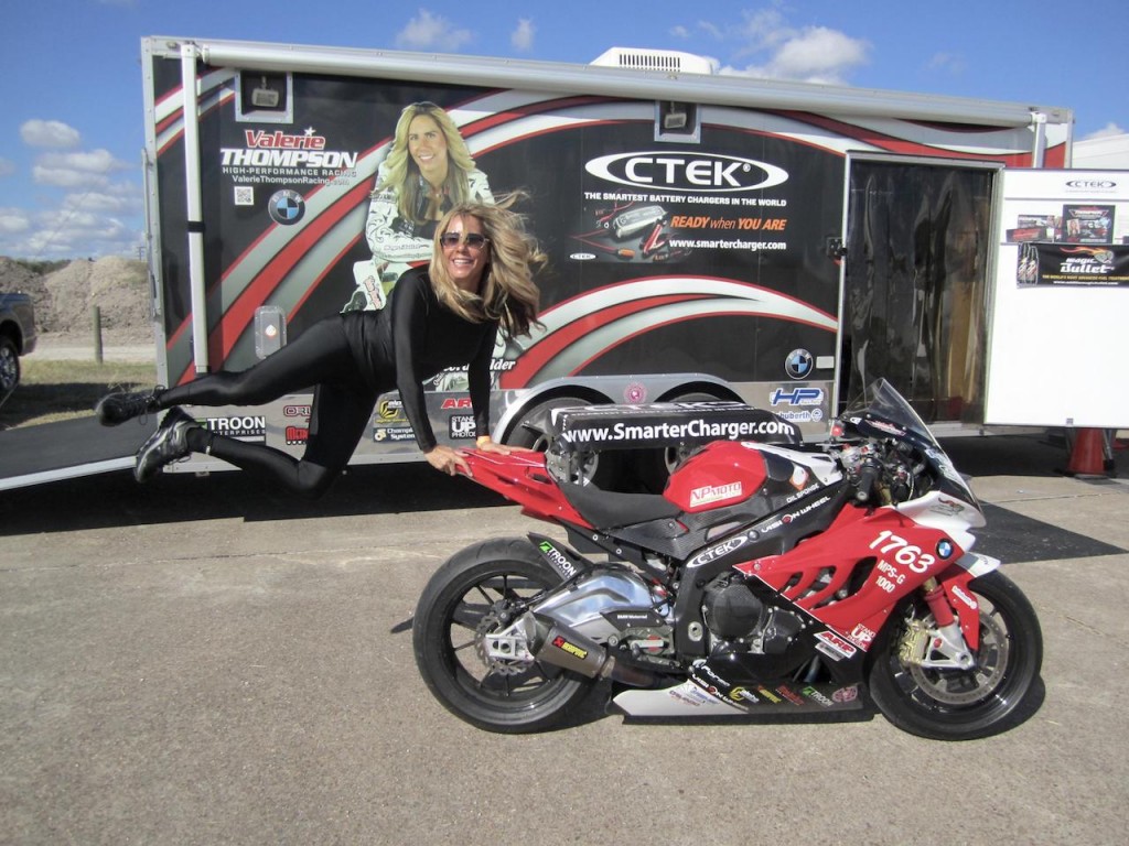 Valerie Thompson Rides BMW S1000RR to 217 mph at Texas Mile - BimmerFile
