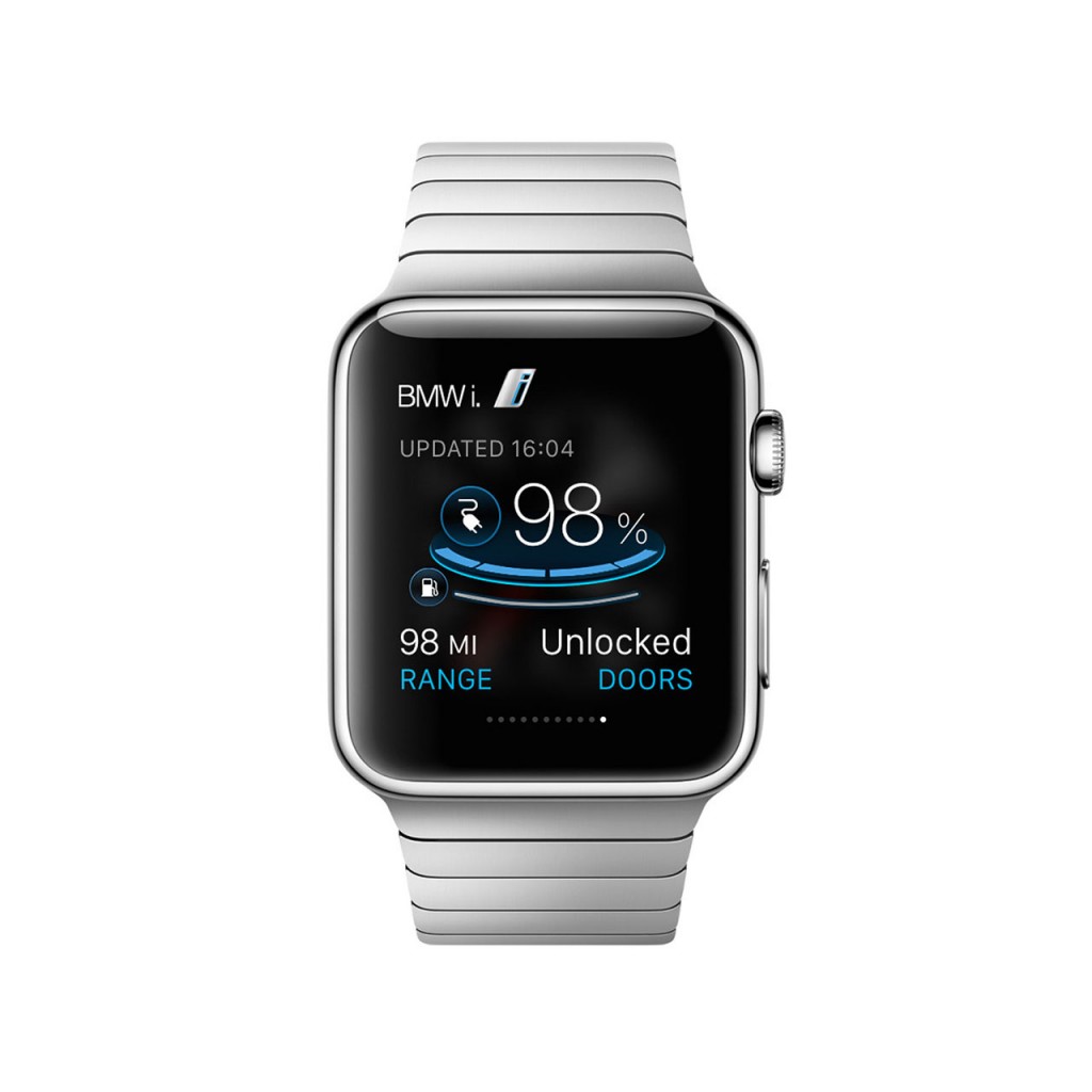 World Premier: BMW ConnectedDrive Moves the Wrist with the Apple Watch ...